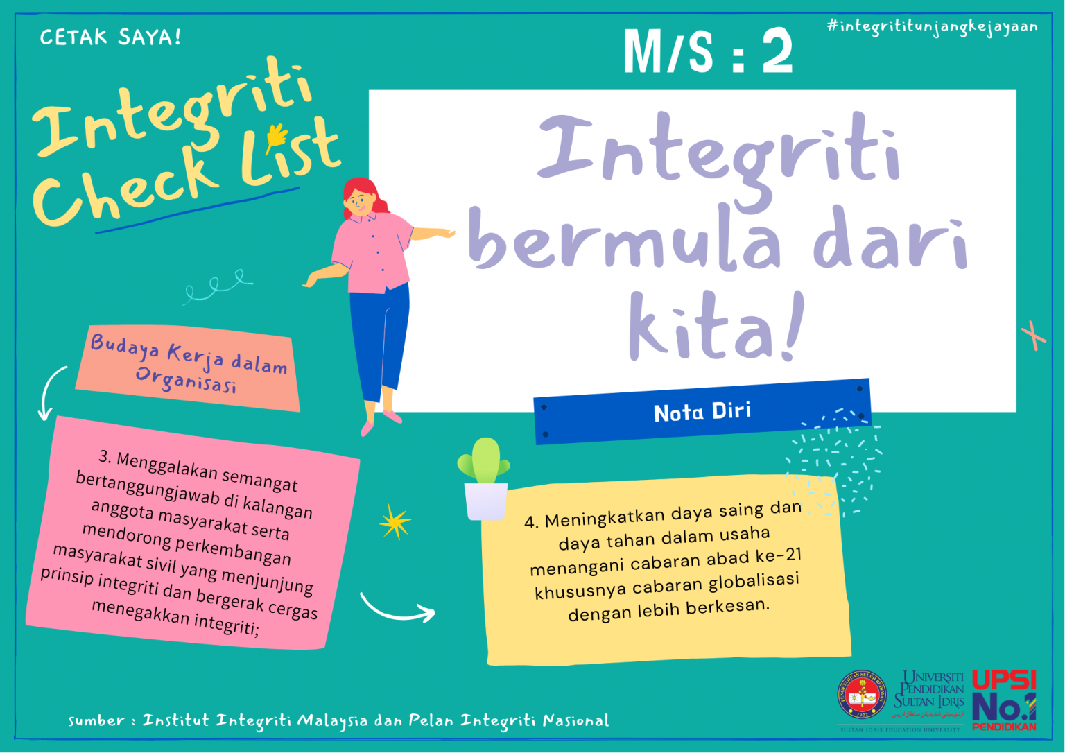 INFO INTEGRITI – UPSI | Unit Integriti