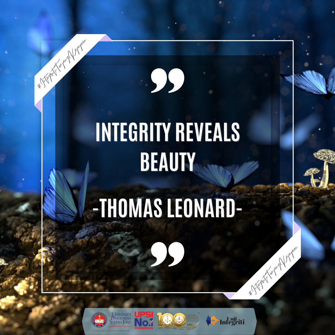 UPSI | Unit Integriti – UNIVERSITI NO.1 PENDIDIKAN | NO.1 EDUCATION ...