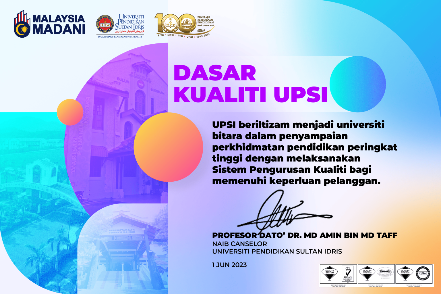 UPSI | Unit Integriti – PENERAJU KEBITARAAN PENDIDIKAN